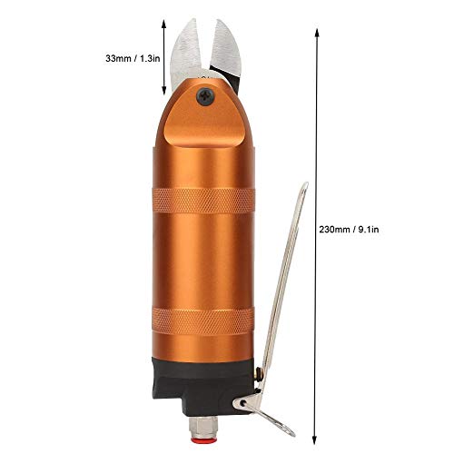 Air Scissors Pneumatic Nipper, 10mm/6.5mm Wire Diagonal Crimping Pliers HS30 Air Scissors Pneumatic Nipper Tool Cutting Pliers for Cutting The Plastic, Iron, Copper, Stainless Steel