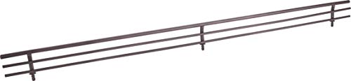 Hardware Resources SF17-ORB Wire Shoe Shelf Fence, Dark Bronze