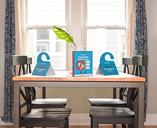 Manchester MOTHMEN Pantry Moth Traps with Pheromones Prime 5 Pack - 3-in-1 Moth Killer Non-Toxic Pest Trap for Indian Meal Moth, Flour Moth & Almond Moth