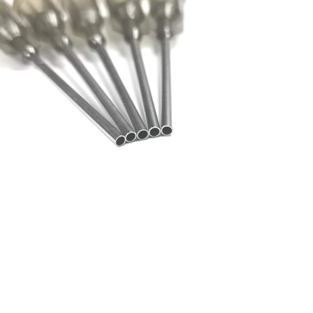SANANTS 16 Gauge 1 Inch Industrial Blunt Tip Dispensing Needle with Luer Lock,Precision Applicator,Gray 20 PCS