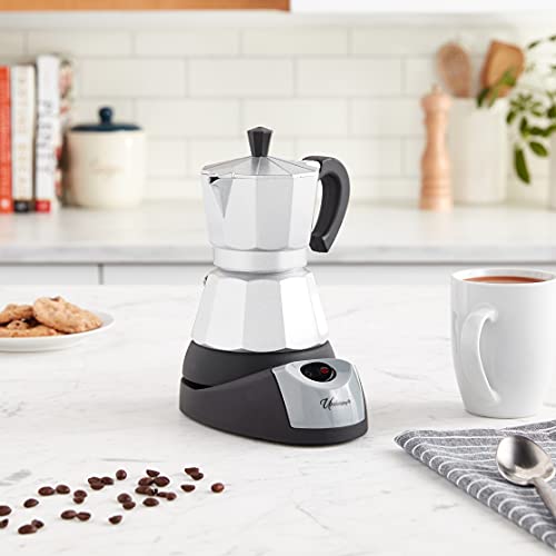 3 Cup Uniware Professional Electric Espresso/Moka Coffee Maker