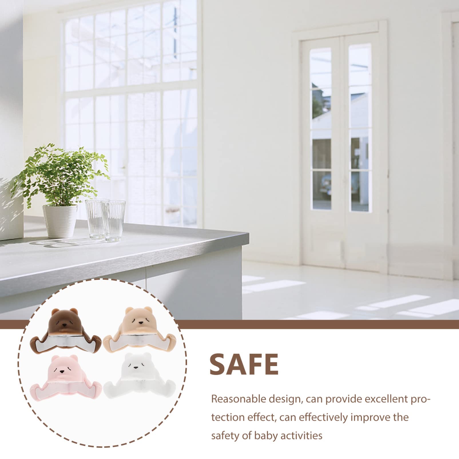 4pcs Proofing Corner Guard Bed Corner Protector Dog Animal Rubber Corner Protectors Furniture Edges Corner Table Cabinets Furniture