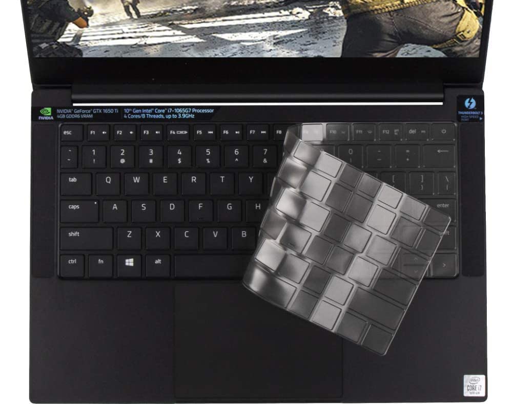 Keyboard Cover for 15.6" Razer Blade 15 Base & Razer Blade 15 Advanced 2022 2021 2020 Gaming Laptop & Razer Blade 17 2022 & Razer Blade Pro 17, Razer Blade 15 2022 Keyboard Skin Protector - TPU