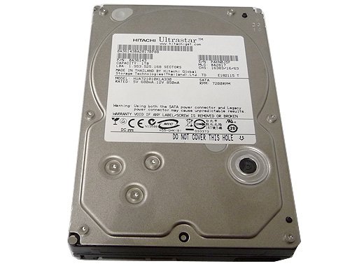 Hitachi Ultrastar A7K1000 HUA721010KLA330 1TB 32MB Cache 7200RPM SATA2 3.0Gb/s 3.5in Internal Hard Drive (Renewed) w/1 Year Warranty