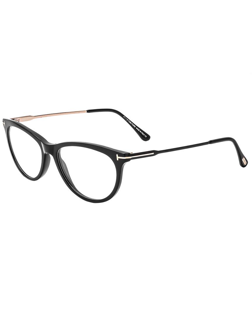 Tom Ford Oval Eyeglasses TF5509 001 Black/Gold 54mm FT5509