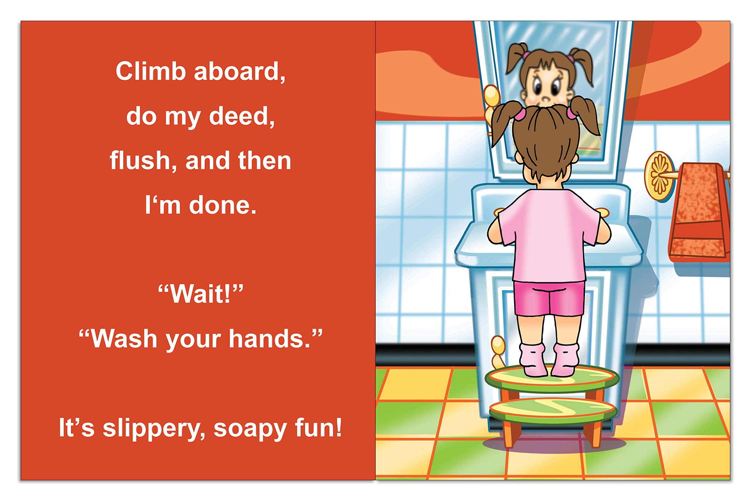 Personalized Children’s Potty Training Book – Customize with Child’s Name, Hair Color, Gender, and Ethnicity | 24-Page 8.5” x 11” Paperback by First Time Books
