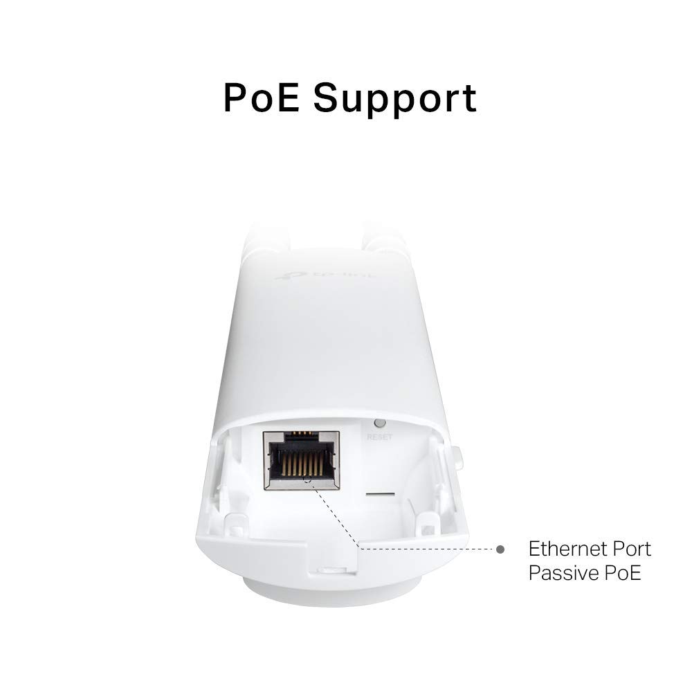 TP-LINK EAP110-Outdoor V3 N300 Long Range 11n 2.4G Wireless Outdoor Access Point, Flexible Installation, Free EAP Controller Software (Renewed)