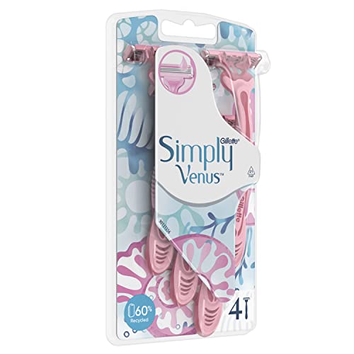 Venus - Simply3 Disposable Razors for Women - 4 Pieces