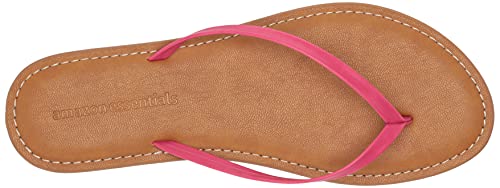 Amazon Essentials Women's Thong Sandal, Bright Pink, 7