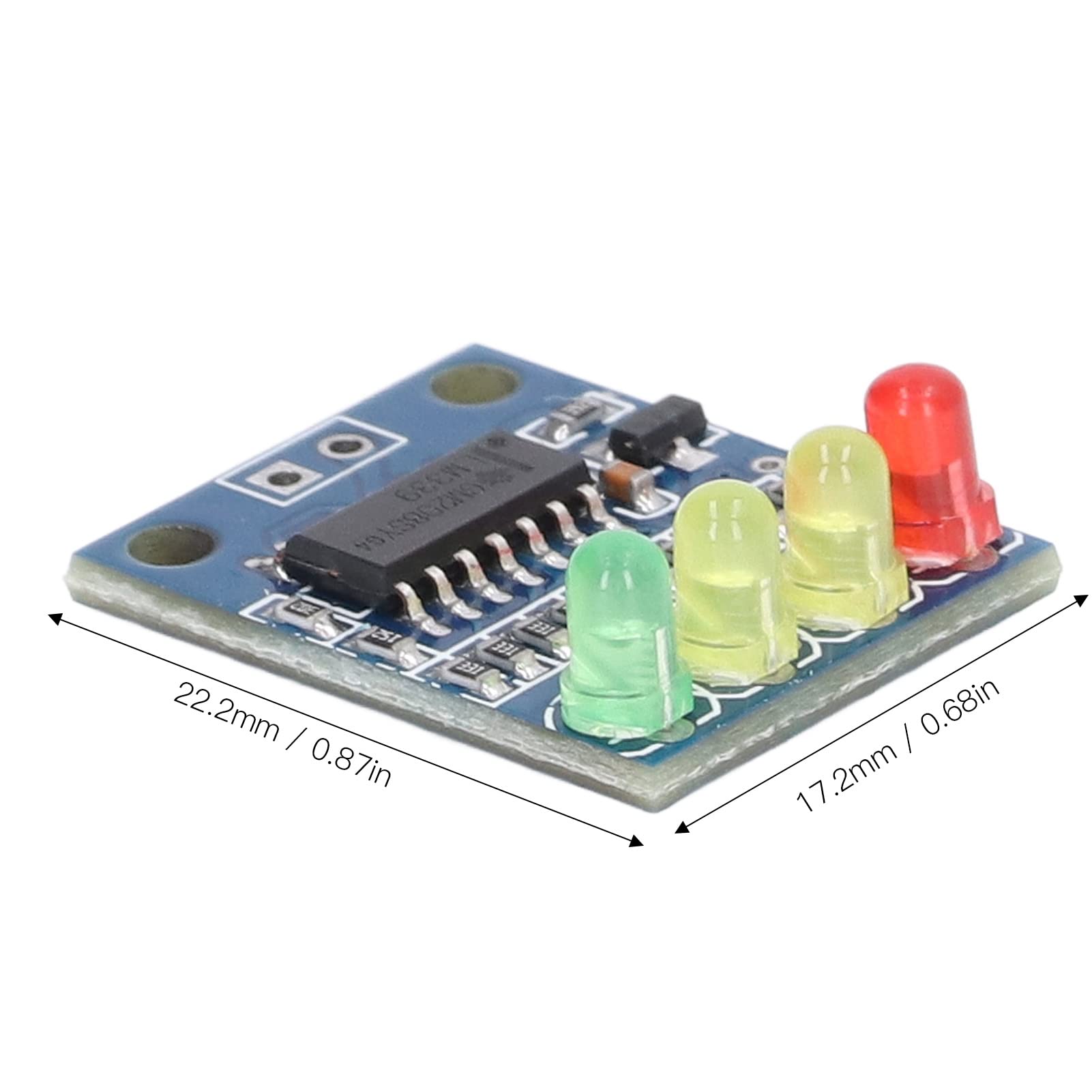 2Pcs Battery Level Indicator Battery Capacity Module Battery Level Indicator Module Module Capacity Tester Board 4 Phase 12V with 4pcs LED