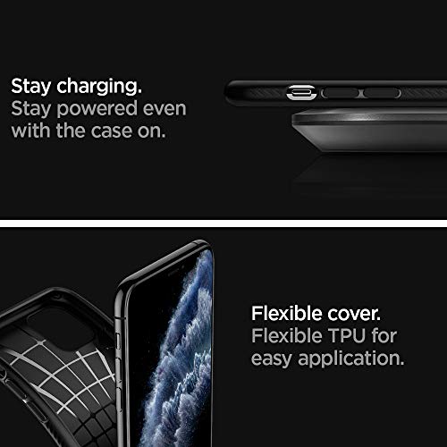 Spigen Liquid Air Armor Designed for iPhone 11 Pro Case (2019) - Matte Black