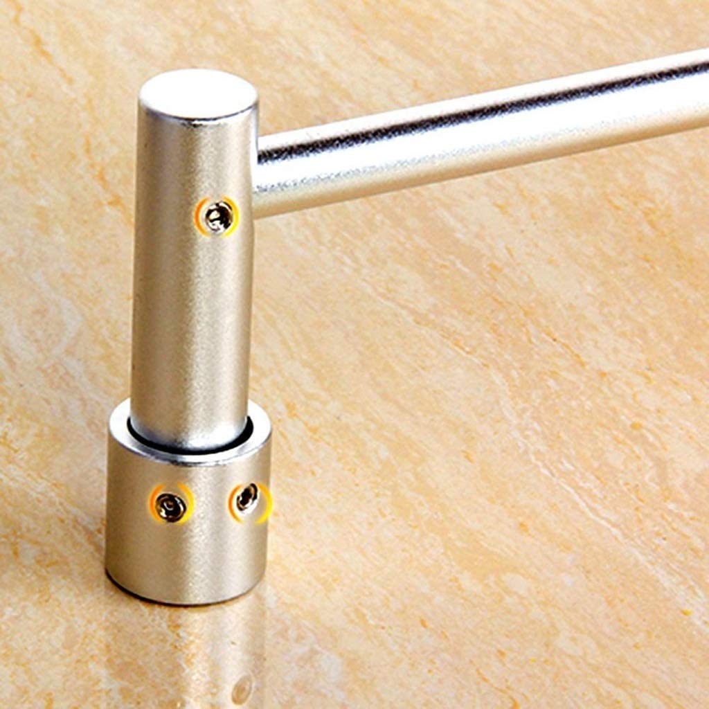 JJZXD Wall Mounted Towel Racks, Wall Mounted Towel Rack Bathroom Storage Shelf Stainless Steel