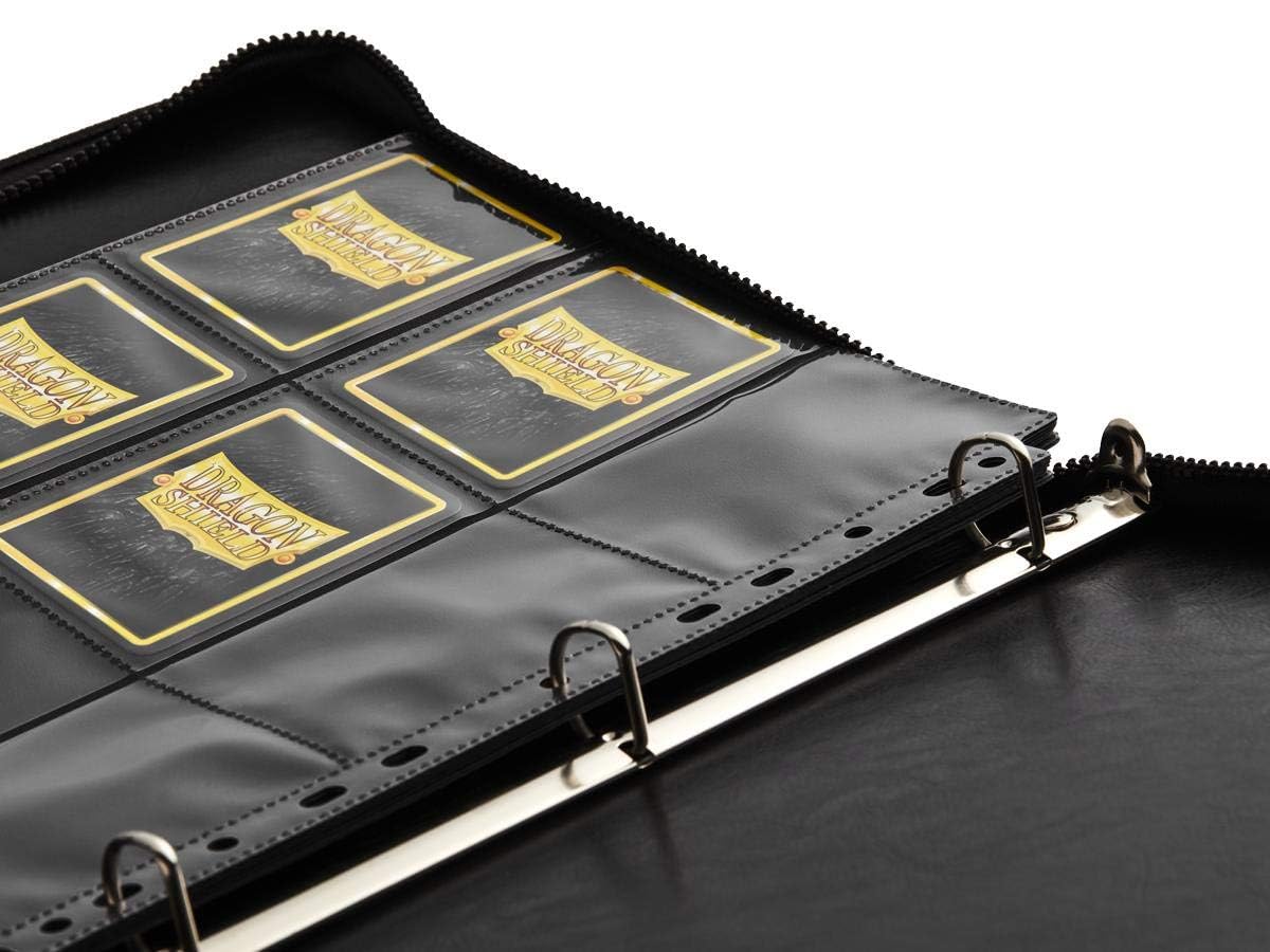 Boreas Dragon Shield Codex 9 Pocket Portfolio Zipster Zipper Enclosed 3 Ring Card Storage Binder