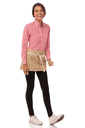 Chef Works Unisex Austin Waist Apron, Natural, One Size