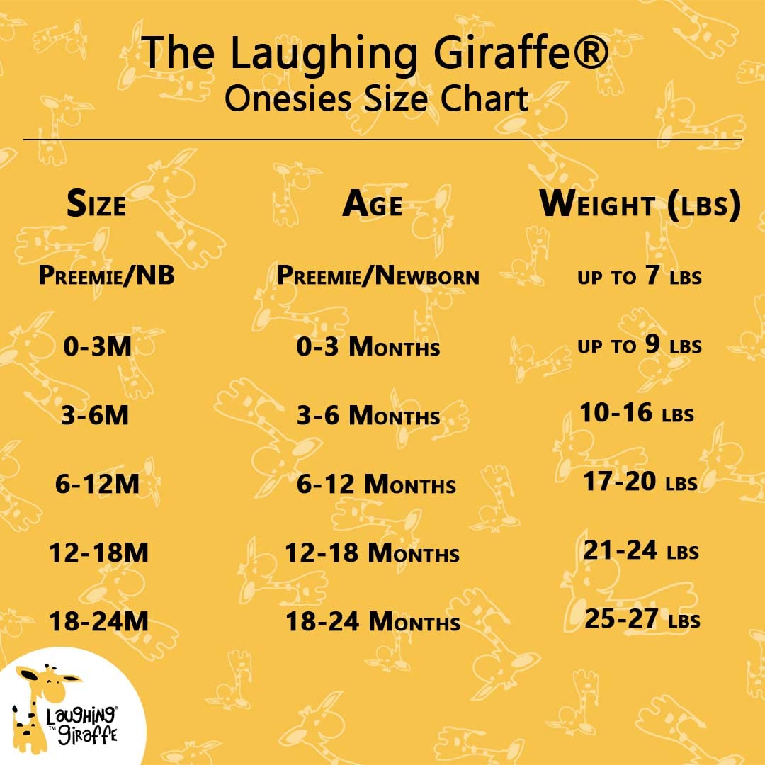 Laughing Giraffe Baby Long Sleeve One Piece Bodysuit 100% Polyester Sublimation Blank White (0-3 Months)