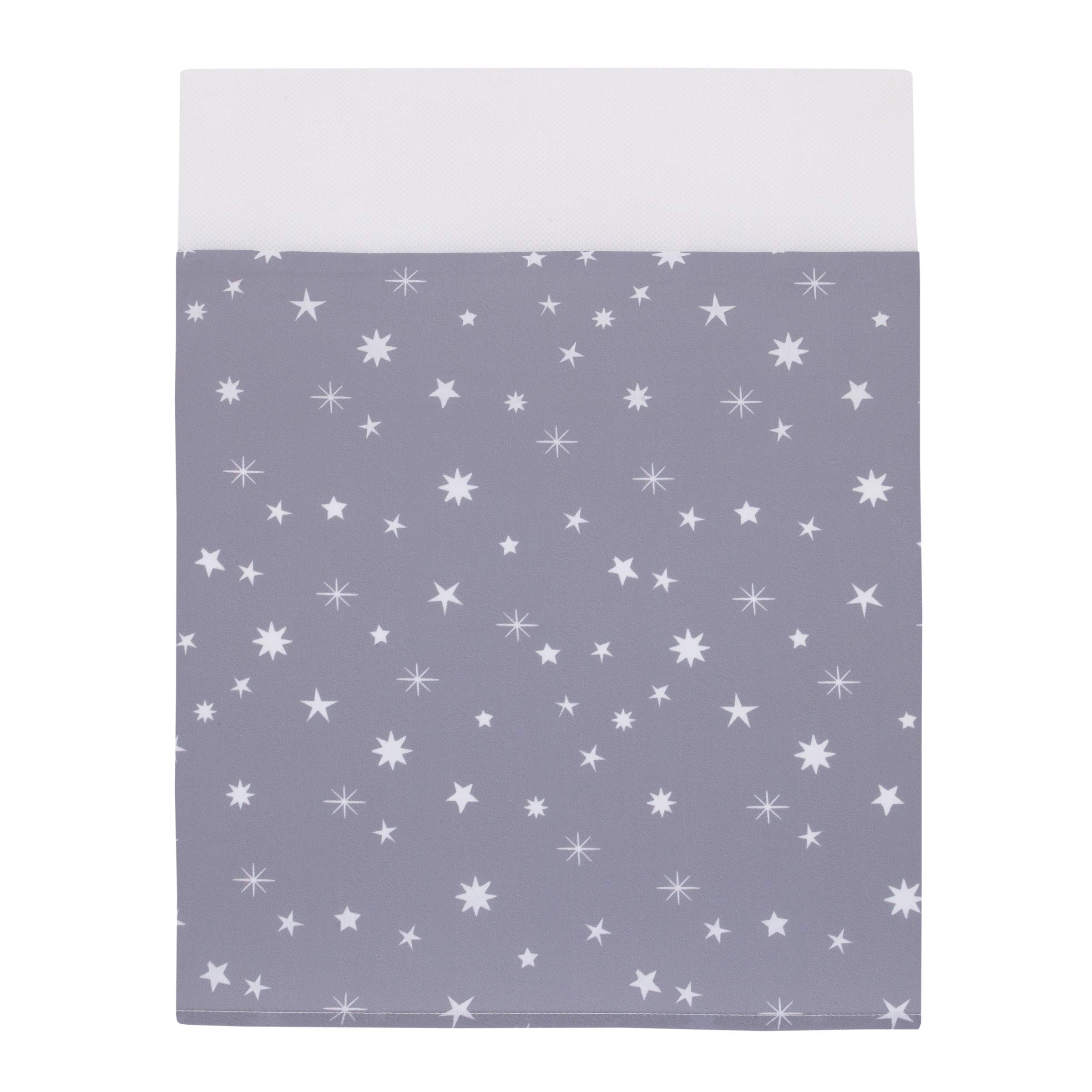 Little Love by NoJo Dream Big Little Elephant Grey, White and Gold 3 Piece Crib Bedding Set - Comforter, Fitted Crib Sheet, Dust Ruffle