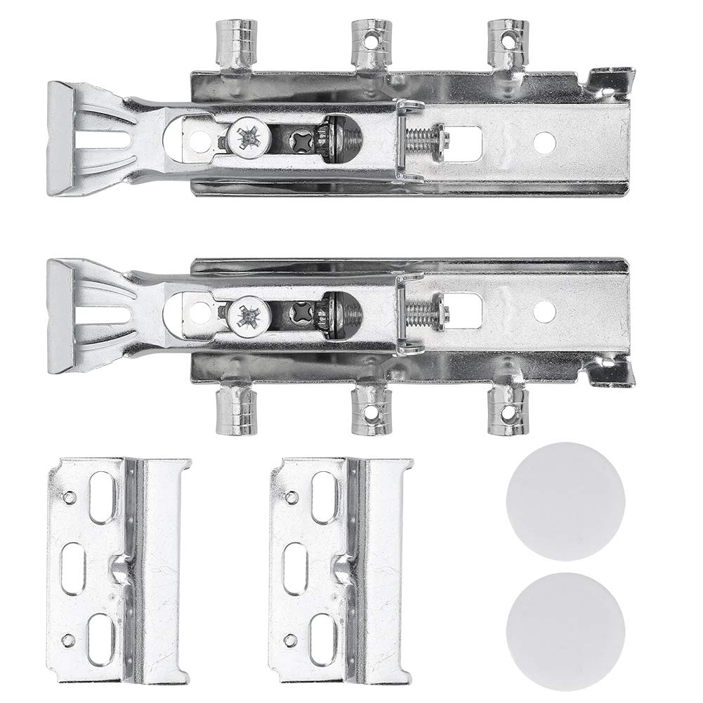 2Pcs Concealed Cabinet Hanger Universal Cupboard Wall Brackets Unit Heavy Duty Kitchen Wall Unit Cabinet Plates for Kitchen Bedroom Dinining Room Study