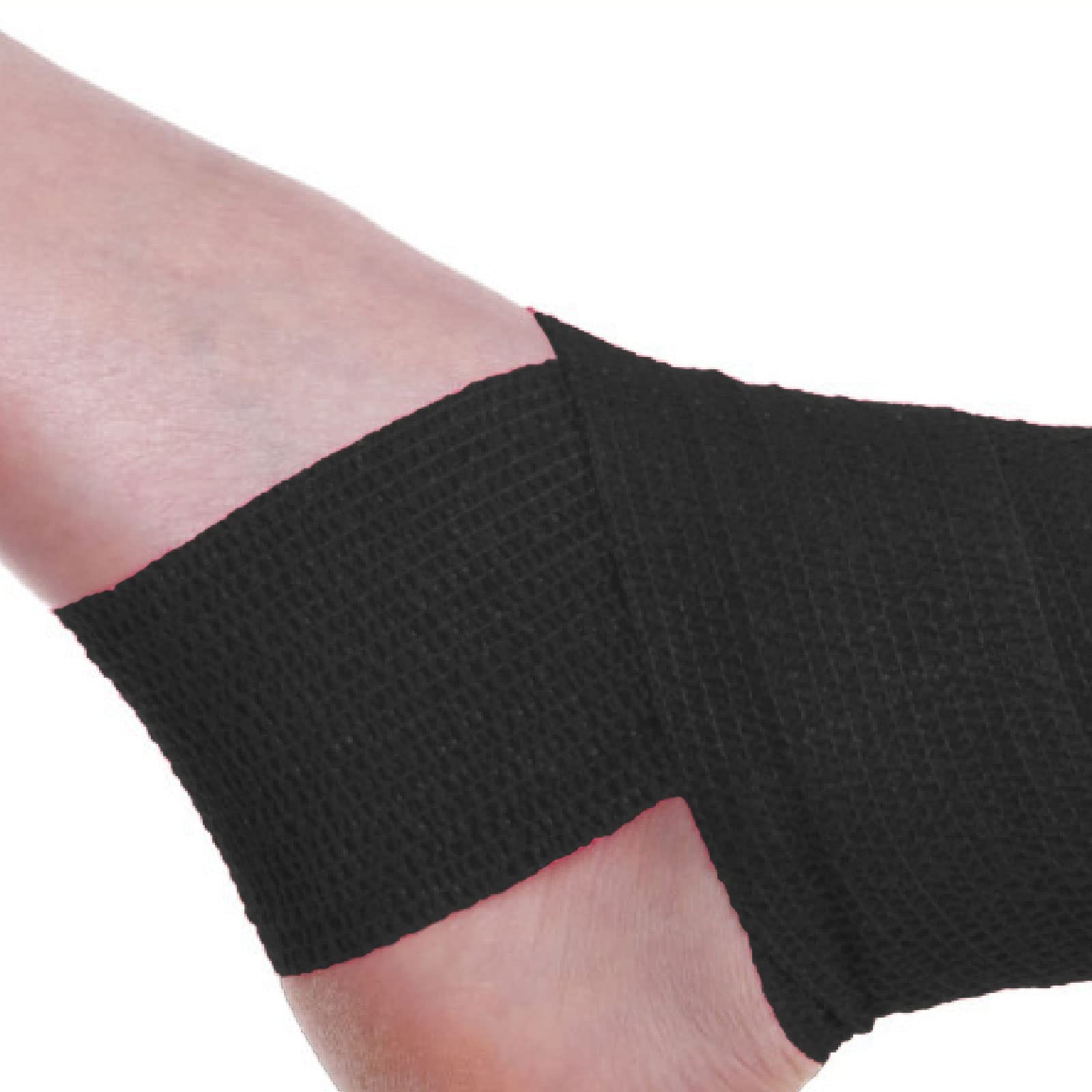 6 Pack 2" x 5 Yards Self Adhesive Bandage Wrap Breathable Elastic Bandage Tape Rolls for Sports Injury