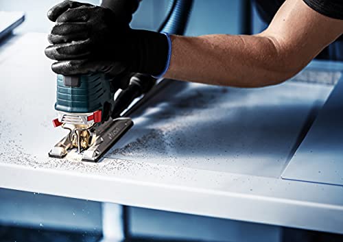 Bosch 3X Expert Hardwood 2-Side Clean Jigsaw Blade Set (for Plastic Coated Boards, Kitchen countertop, Length 117 mm, Professional Accessory Jigsaw)