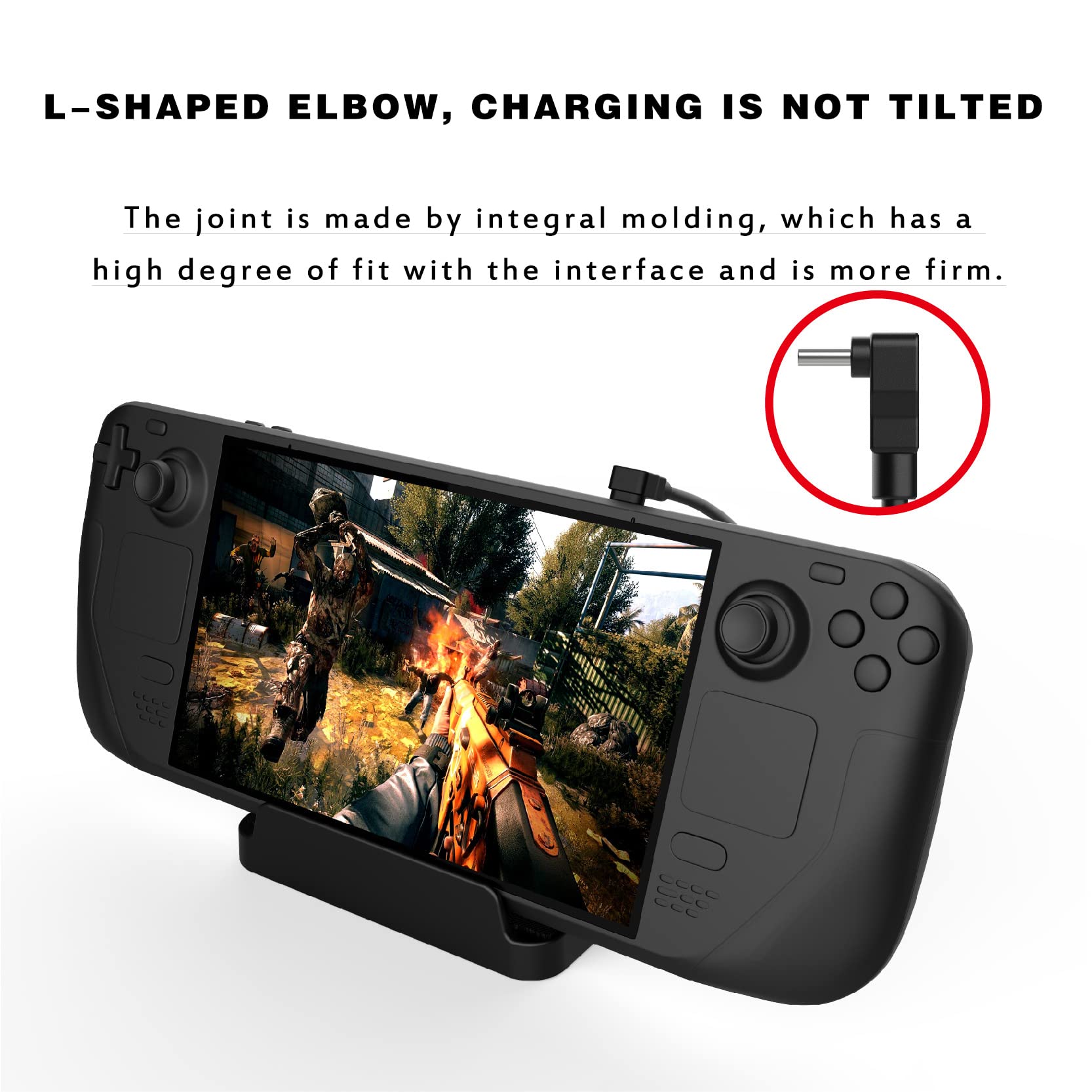 5 In 1 Game Console Case For Steam Deck, Hard EVA Carrying Case Rubber Sleeve + Tempered Film + Host Bracket + Charging Cable + Storage Bag, Nylon Travel Gear Storage