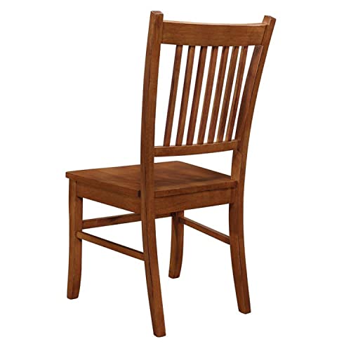 Coaster Home Furnishings Marbrisa Slat Back Side Chairs Sienna Brown (Set of 2) 100622