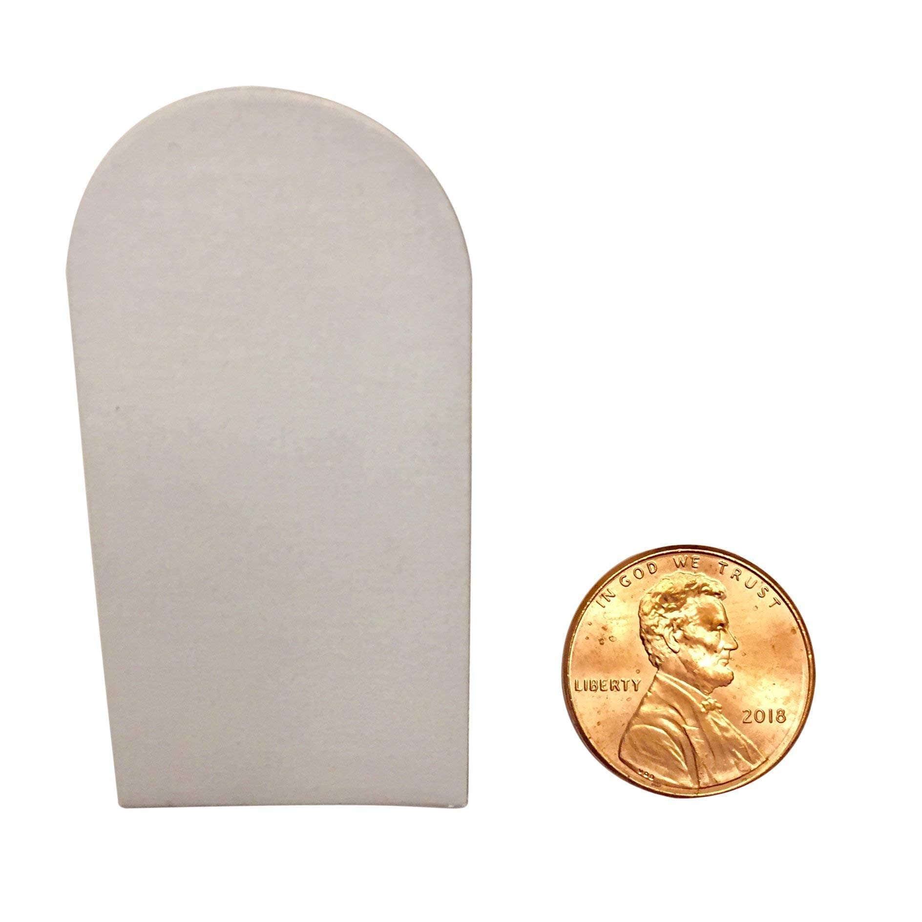 Board Game Pieces- 50 Pack- Blank 1 x 2 inches Rectangular Tombstone Diecut Token Cards Board Game Chits Tiles Counters Markers DIY D&D