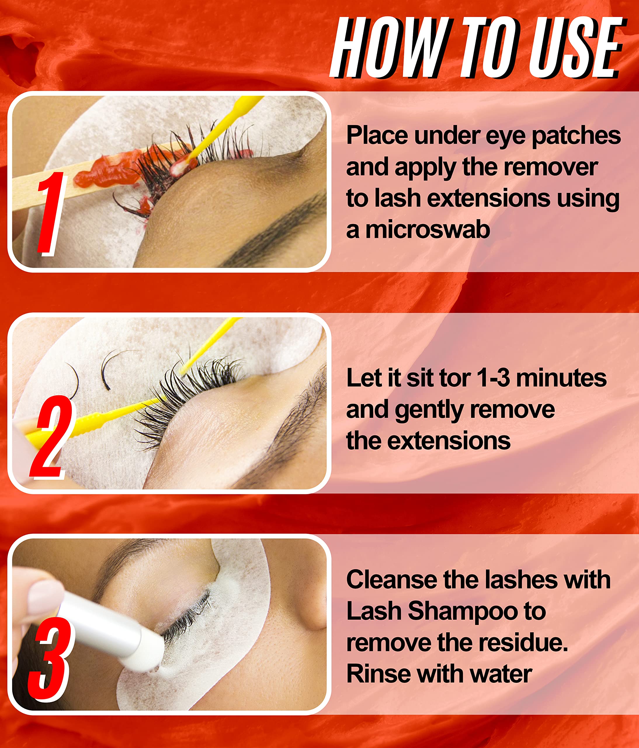 Lash Remover for Lash Extensions by Stacy Lash (0.52oz / 15g) / Rose Eye Lash Glue Remover/Fast Adhesive Dissolution time - 60 sec/Professional Eyelash Extension Supplies/Salon Lash Removal