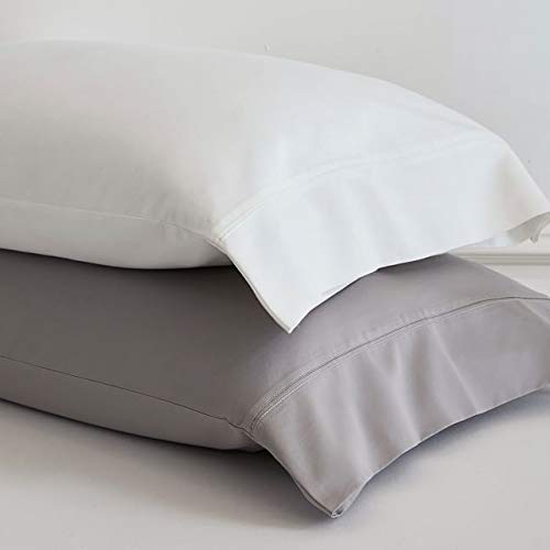 Refinery29 Avery Bedding Collection Premium Ultra Soft Lightweight Solid Sheet 5 Piece Set, Soft Wash, Anti-Fade, Stain Resistant and Hypoallergenic King Ivory (SFW-STS-King-in-White)
