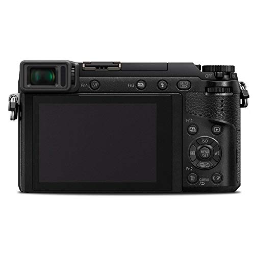 Panasonic DMC-GX85WK LUMIX 4K Mirrorless Camera with 12-32mm and 45-150mm Lenses Bundle with 64GB Memory Card, Case, Charger with Batteries, and Tripod (5 Items)