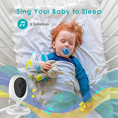 JLB7tech Add-on Camera Unit for LBtech Video Baby Monitor JLB953, LB953-2T, and JLB953P-2T(up to 4 Cameras)