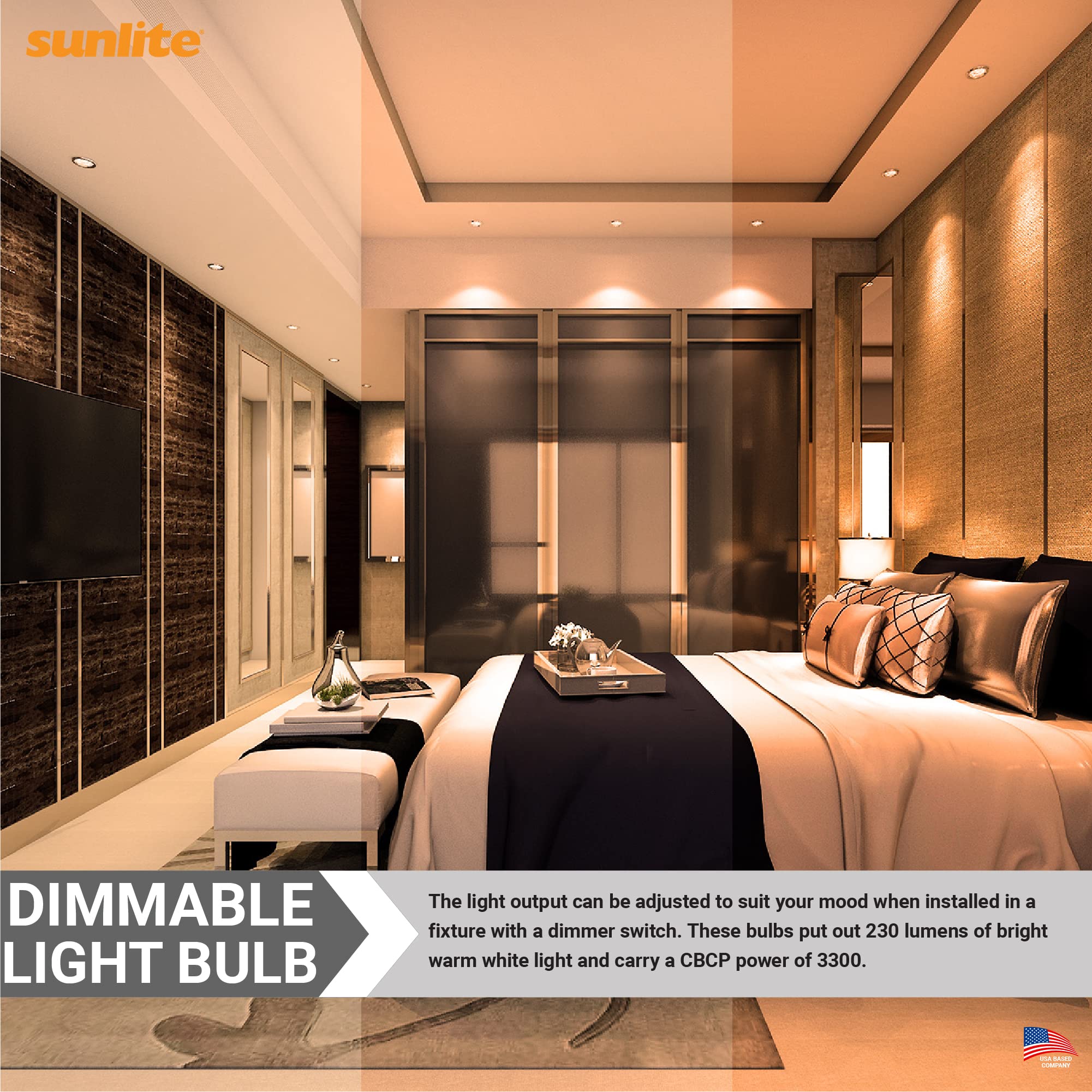 6 Pack Sunlite 50 Watt, 12 Narrow Spot, MR16 Mini Reflector, GU5.3 Bi-Pin Base