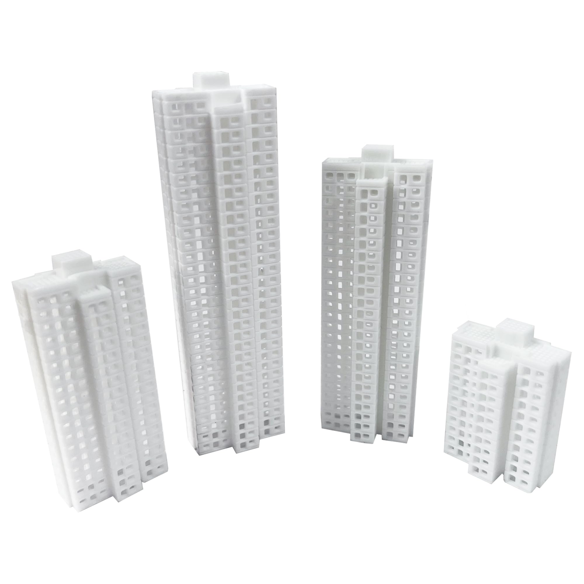 Attuslla Building Material Model Building Model for Home Decor Sand Tray Miniatures Garden Statue Model Mini Garden Decor Sand Table Model Building Kit Sand Table Decor (6 PCS 1:800)