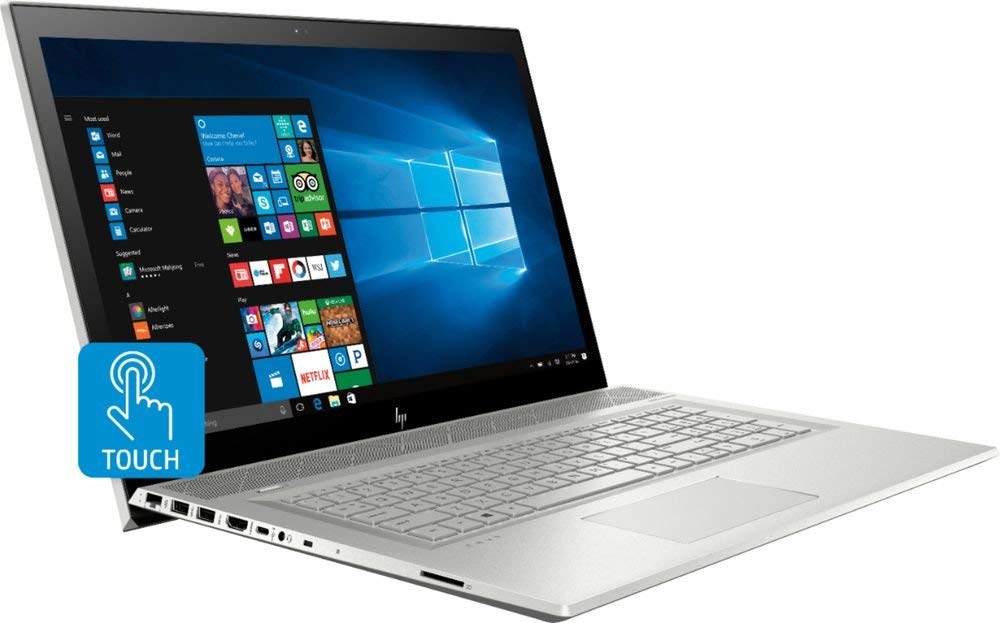 HP Envy 17m - 17.3" FHD Touch - i7-8550u - NVIDIA MX150 (2GB) - 12GB RAM - 1TB HDD - Silver