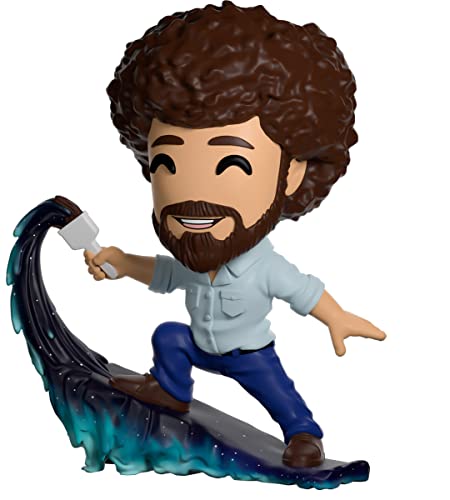 Youtooz Bob Ross Happy Accidents Action Figure, Bob Ross Figure 5" Vinyl Figure Bob Ross Collection