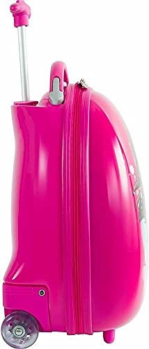 Heys Dora Hardside Girls Egg Shaped Wheeled Rolling 18 Inch Luggage for Kids