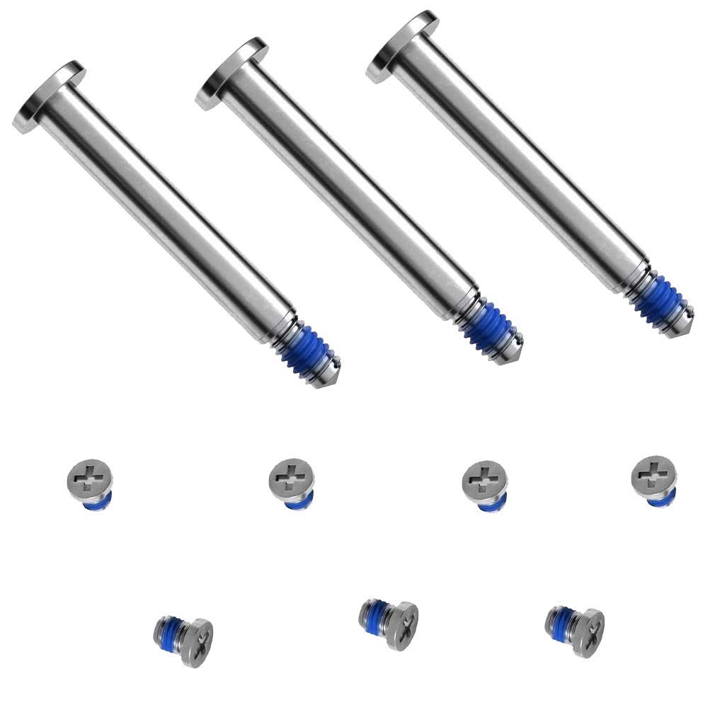 Replacement Screws Set for MacBook Pro 13 15 17inches A1278 A1286 A1297 2009 2010 2011 2012, 10pcs Unibody Bottom Case Cover Phillips Repair Replacement Notebook Laptop PC Computer Screw