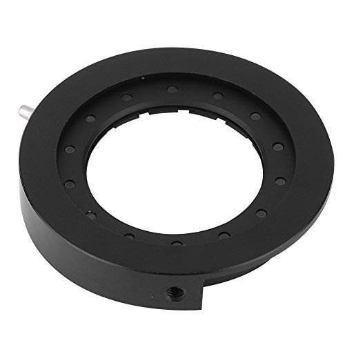Iris Diaphragm, Microscope Iris Adapter Aperture Adjustable Lens Optical Diaphragm for Microscope (SK25 with Bas)