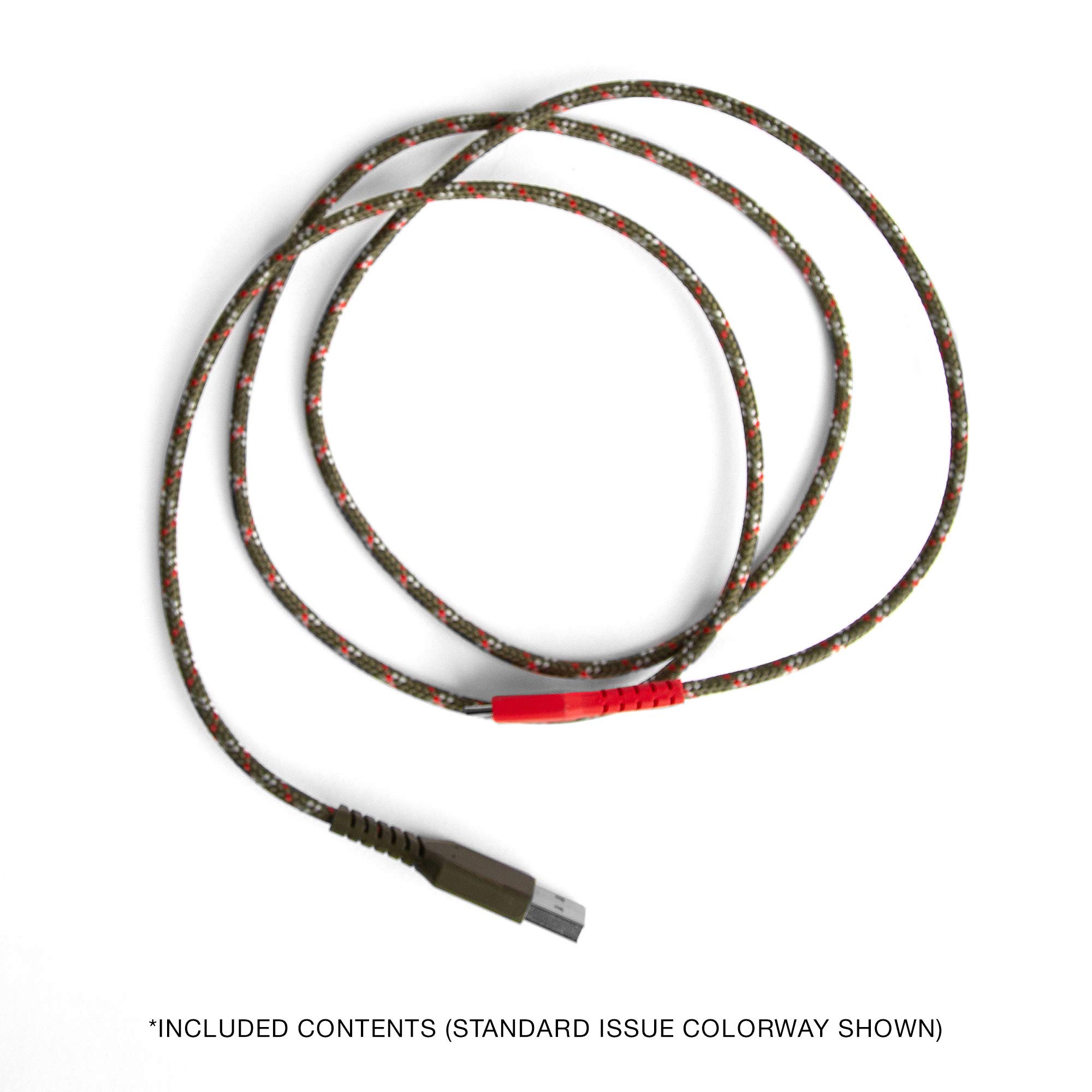 Skullcandy Line+ Braided USB C Charger Cable, 60W USB C to USB C with Fast Charging for iPad/Mini/Pro/Air, Macbook Pro, Samsung Galaxy, Nintendo Switch and Laptops, 4ft - Standard Issue
