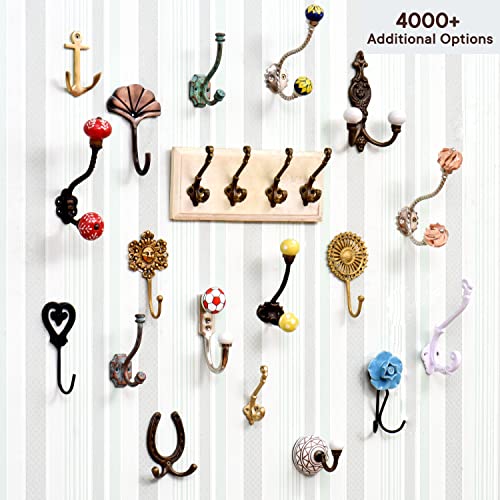 Indian Shelf Alphabet K Modern Coat Hook| K Letter Key Wall Hook| K Alphabet Single Coat Hooks| Letter K Kids Room Wall Hooks| White Black Wall Hooks| Monogram Wall Hooks| Letter Hook