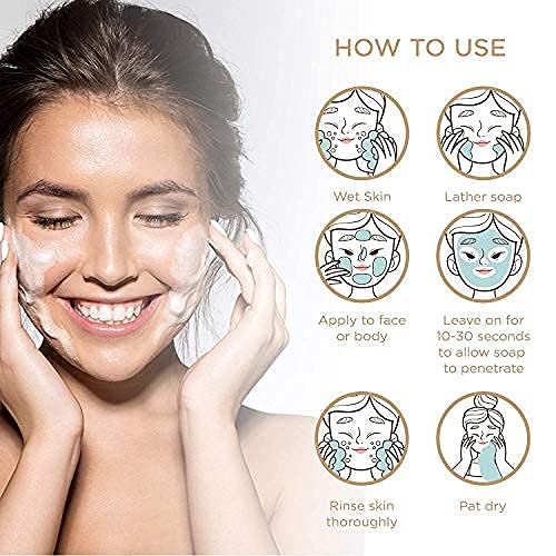 LightenUp, Lactic Acid Exfoliating Soap | 7.7 oz / 200 g | Brightening Bar, AHA Soaps for Knees, Body, Armpits | with Shea Butter, Apricot, Milk Protein