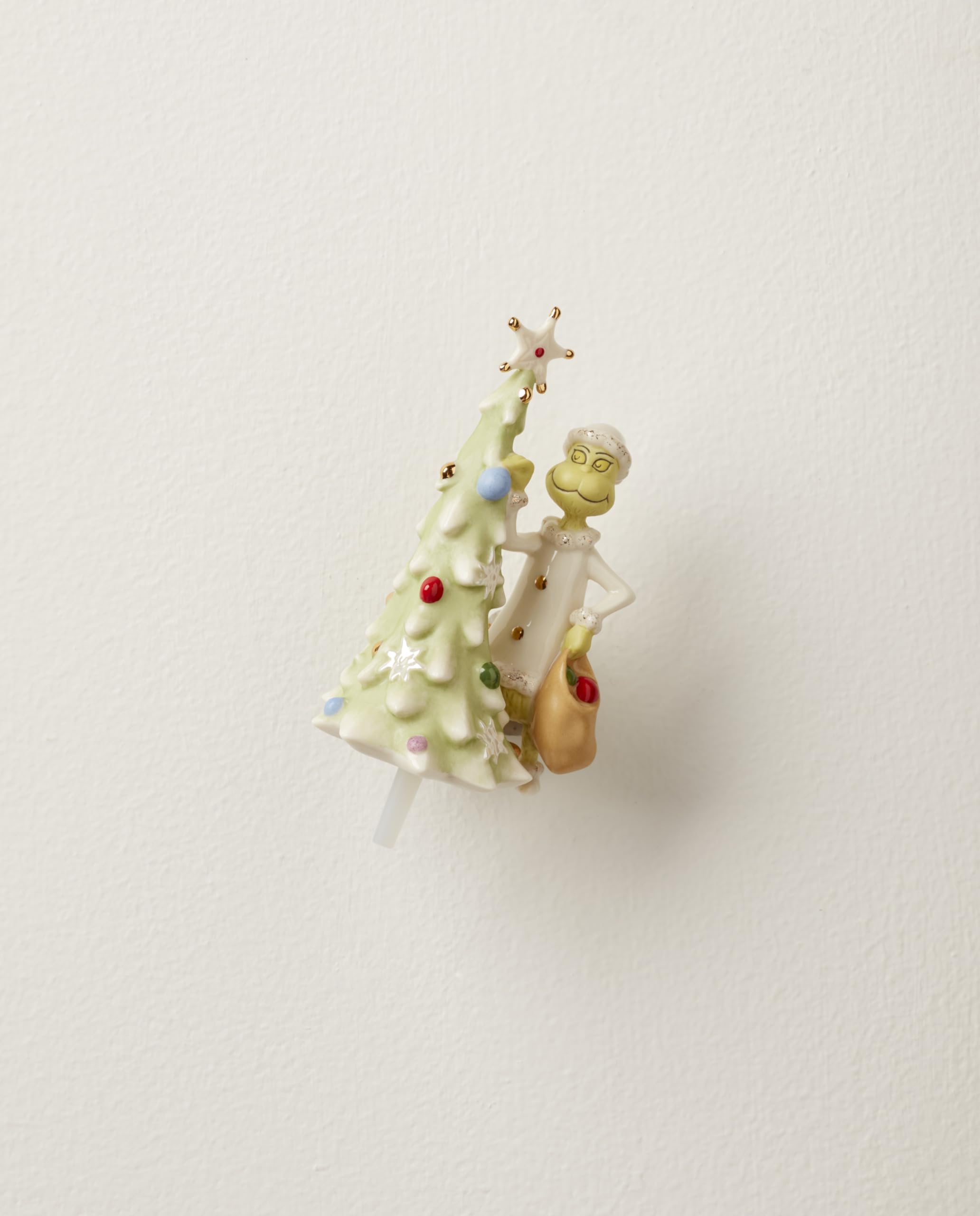 Lenox 894956 Profile Grinch Popper, Ivory, Christmas Dinnerware Accessories