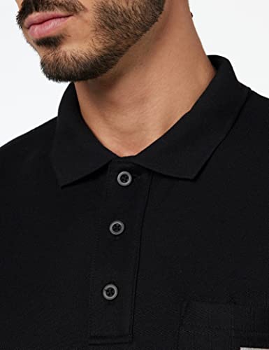 Carhartt Men's Loose Fit Midweight Short-Sleeve Pocket Polo, Black, X-Large