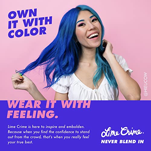 Lime Crime Wet Cherry Lip Gloss, Diet Cherry (Deep Berry) - Cherry Scented Lightweight, Plumping & Comfortable Ultra Glossy Sheen That Won't Stick - Long Lasting & Non-Sticky - Vegan Makeup