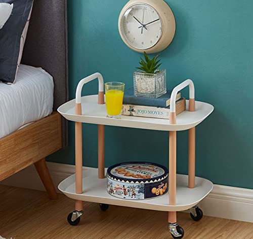JYDQM Home Three-Layer Removable Dining Trolley Home Kitchen Storage Shelf Multi-Function Utility Metal Cart (Color : D, Size : 1pcs)