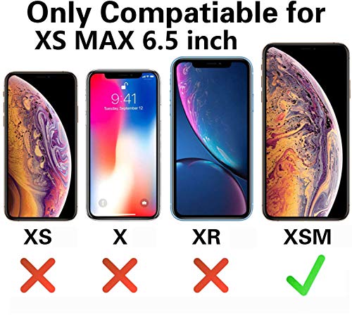 J.west iPhone Xs Max Case, Luxury Opal Sparkle Bling Design Crystal Clear Soft TPU Silicone Back Protective Phone Case Cover for Girls Women for Apple iPhone 10xs Max 6.5 inch (Colorful)