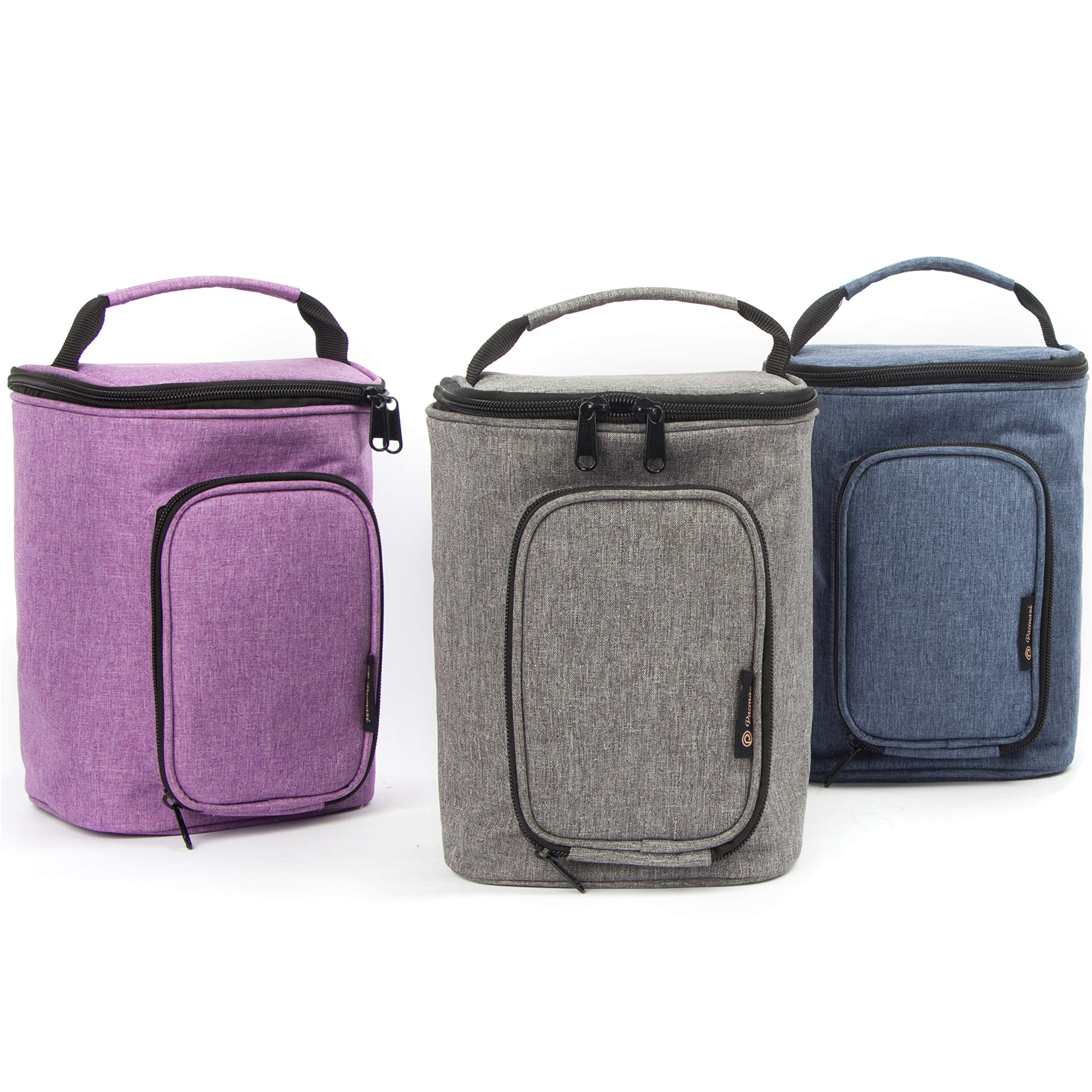 PACMAXI Carrying Bag for Waterpik Water Flosser, Portable Storage Bag for Water Flosser and Accessories Suitable for Travelling, Trips, Camping (Dark Blue)