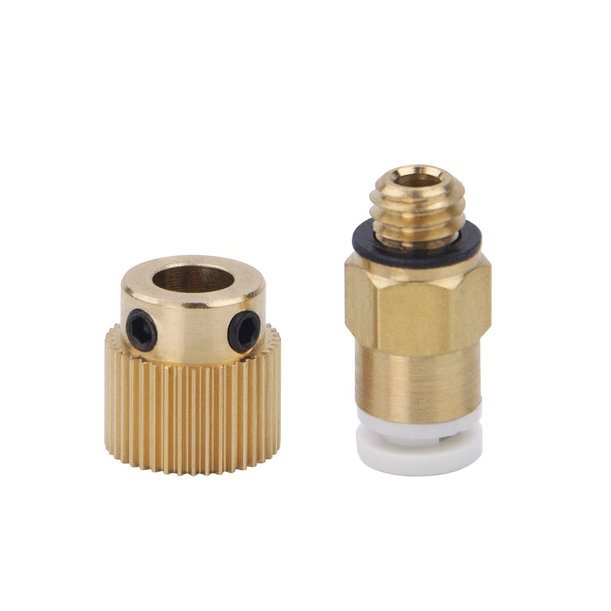LONGER 3D 0.4mm Red Metal Extruder Aluminum for 1.75mm Filament Suit for LK1 / LK4 / LK4 Pro / LK5 Pro, Also Supporting Other 3D Printers