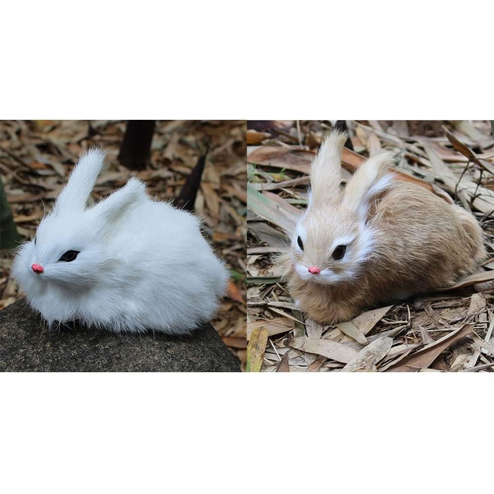 TBoxBo 3-Pack Easter Bunny Plush Toy - Realistic, Soft, Lifelike Animal - Cute Stuffed Rabbit for Birthday Gift