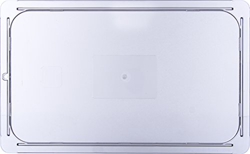 Carlisle FoodService Products 10216U07 StorPlus Full Size Polycarbonate Universal Flat Surface Food Pan Lid, Clear