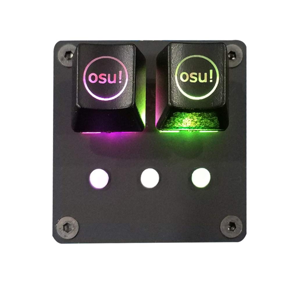 HFSECURITY 5 Keys OSU Gaming Keyboard V4 USB 2.0 Cherry MX Switch RGB Mechanical Keyboard with Software